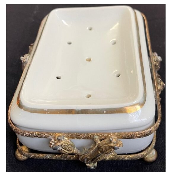 Antique Porcelain Soap Dish